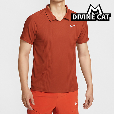 Nike/耐克正品Dri-FIT男士翻领训练透气针织网球POLO衫HM6753-832