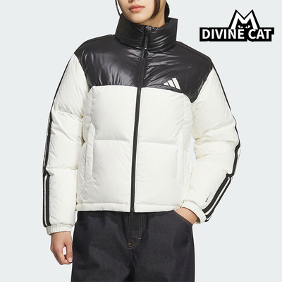 Adidas/阿迪达斯正品W 3S PUFF D J女士拼接保暖立领羽绒服KC2482