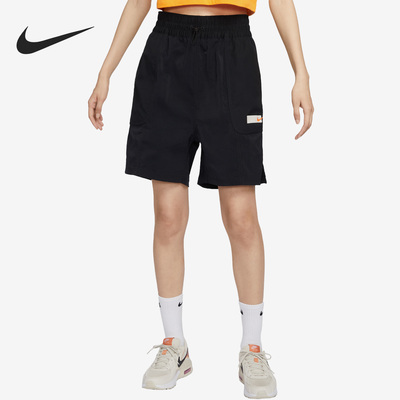 Nike/耐克正品当季新款宽松女子运动梭织短裤FN0652-010