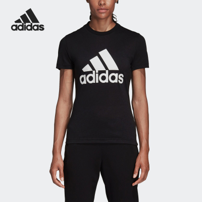 阿迪达斯运动休闲透气圆领t恤