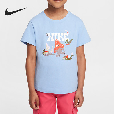 Nike/耐克正品Ringlet小童圆领日常休闲图案短袖IM4496-422
