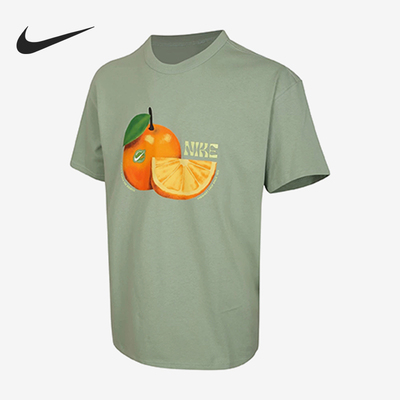 Nike/耐克正品新款男浅绿亲肤吸汗水果印花短袖T恤IH1352-006