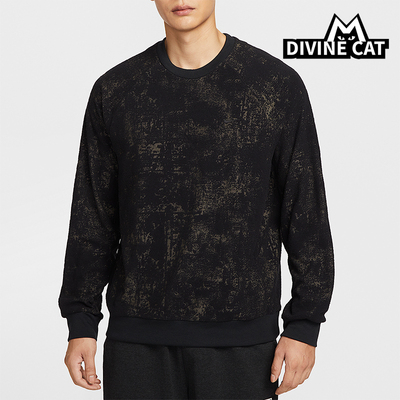 Nike/耐克正品Therma-FIT男士休闲针织宽松圆领卫衣HV3806-010