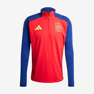 Adidas阿迪达斯正品西班牙国家队FEFTRTOP男款拼色立领足球IP6402