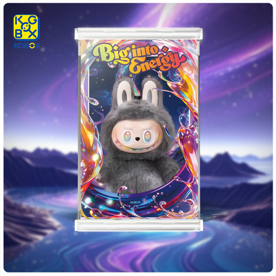 KGBOX泡泡玛特labubu彩虹展示盒