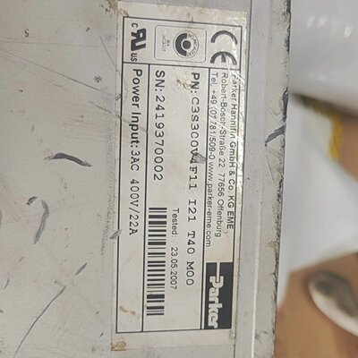 非标价C3S300V4F11 I21 T40 M00 Parke修理
