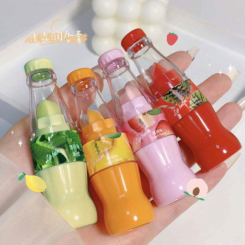 可爱汽水润唇膏女保湿滋润保湿防干裂学生专用水果味护唇膏热销榜