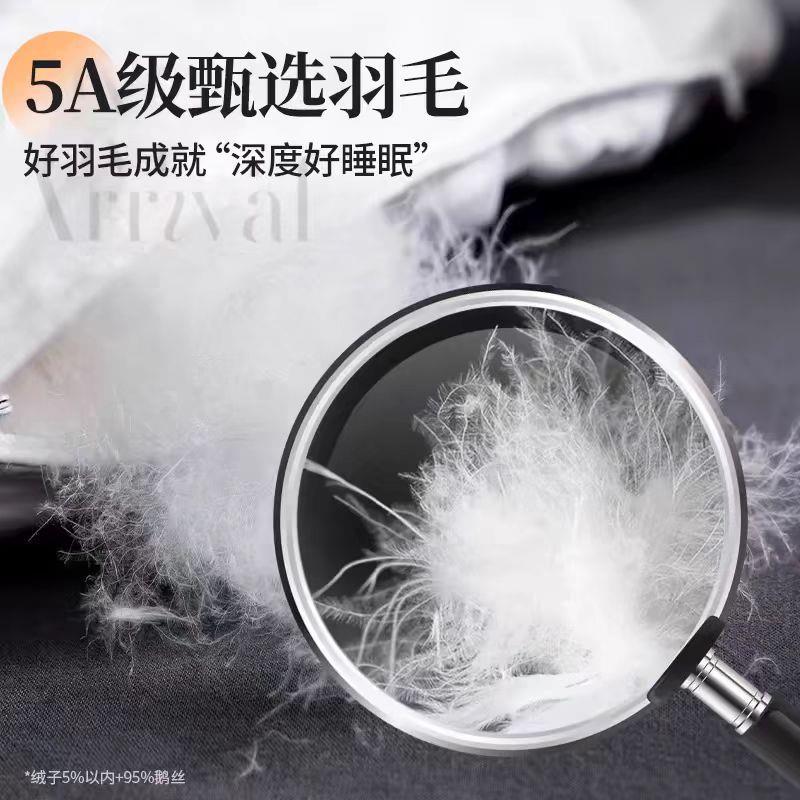 全棉扭花款非羽绒被鹅绒被344加厚保暖羽毛白冬被芯春秋酒宾店馆
