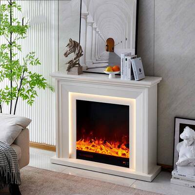 1.2/1.柜6515m法式壁炉用玄关柜家实木子装饰仿真火取暖电壁炉芯