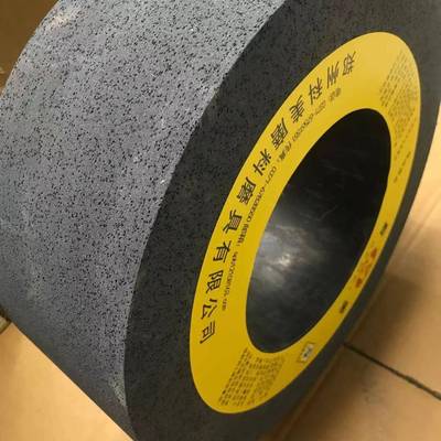 大美黑碳化气孔砂轮胶硅辊用VQU大气孔磨轮碳科化硅大气孔沙轮