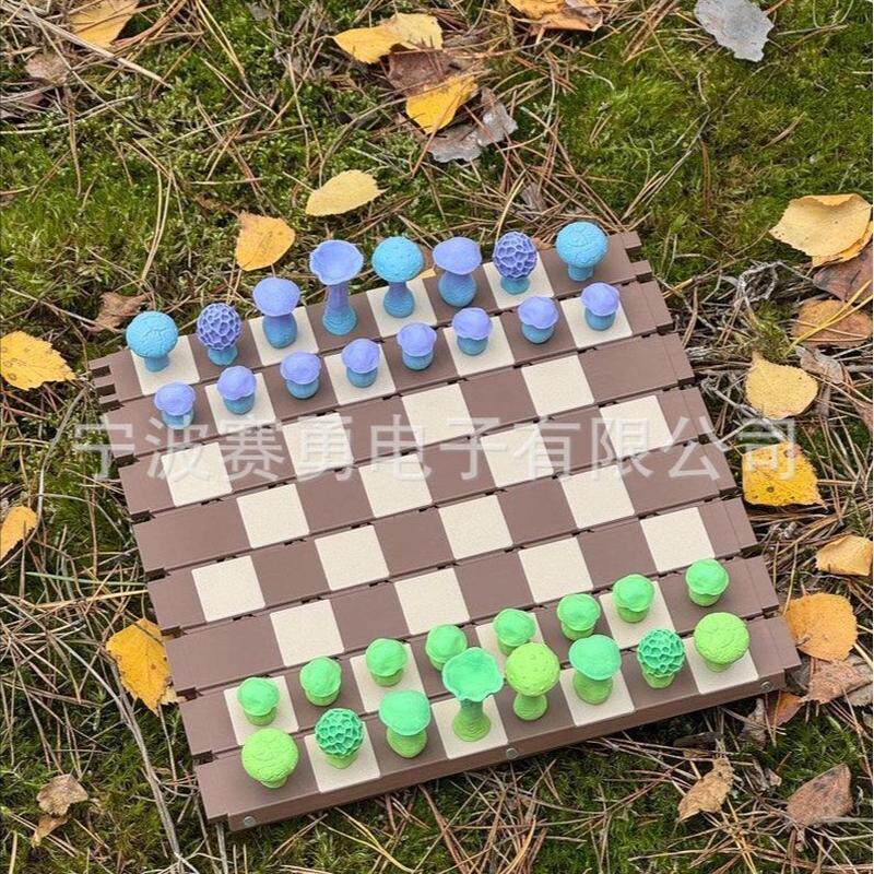 MagneticMushroomsChess磁吸蘑菇国际象棋国际象棋森林国际象棋