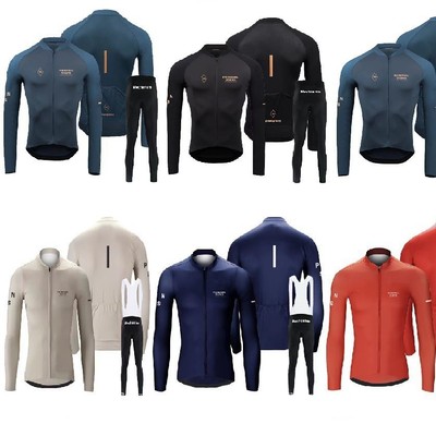 新款PAS长袖马甲自行车骑行运动服公路山地车透气速干骑行装备