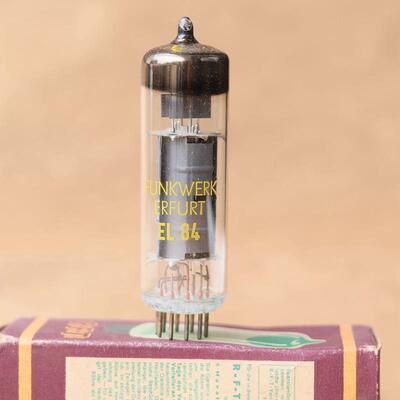全新欧洲东德FUNKWERK羊头EL84代6BQ5/6P14电子管音响胆机管