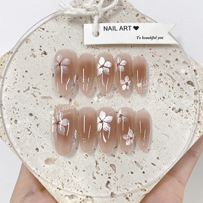 【玉立】纯手工穿戴甲美甲