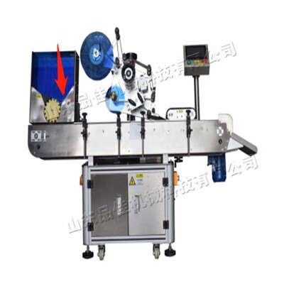 全自动圆瓶贴标机 卧式设备 Round bottle labeling machine