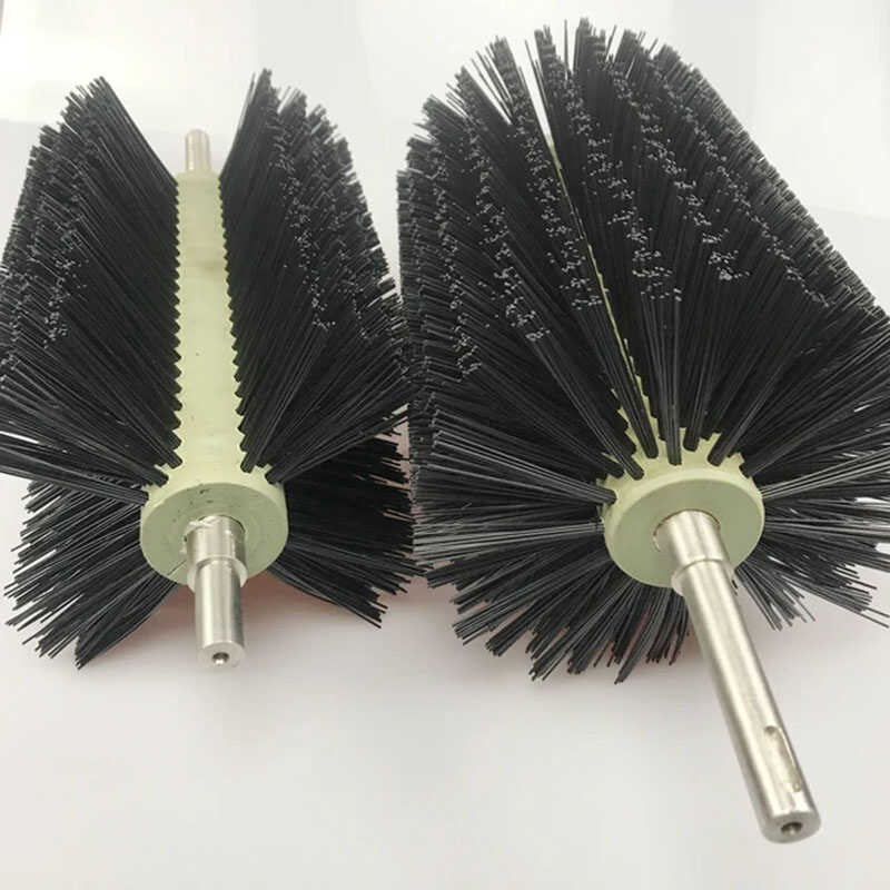 毛刷工业用毛刷辊防静电毛刷铝合金毛刷滚L厂家定做尼龙硬毛刷除
