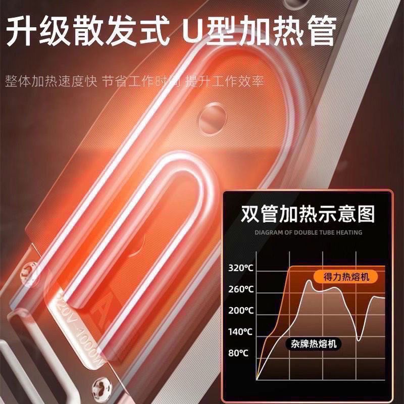 伟星管道3900瓦大功率可滑动数显PPR热熔器热熔机焊管PZE烫机熔接