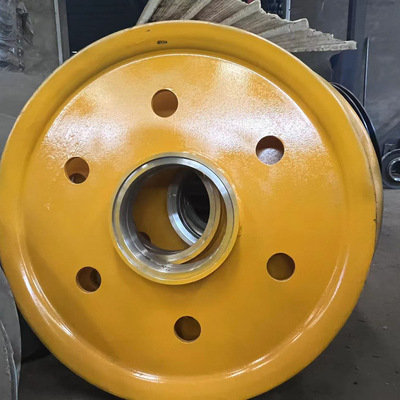 供应滑轮组行车起重机轧制滑轮 加筋热轧滑轮 抓斗滑轮双梁吊滑轮