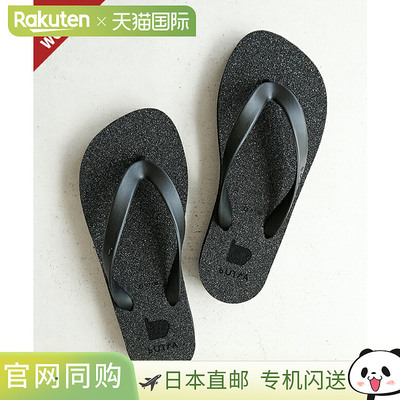 [bun24-BSS001BK] buntA b-sandal 光滑女士沙滩凉鞋人字凉鞋舒适