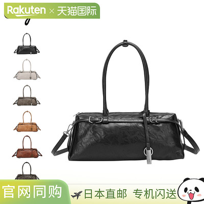 日本直邮Ungrid 女士轻便复古宽波士顿包 (UNG-54420B)