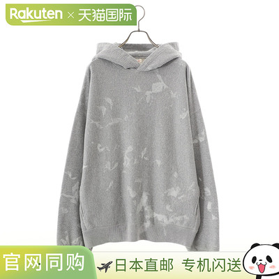 日本直邮Toyo Enterprises GOLD 不均匀染色套头汗衫大衣 男士黑