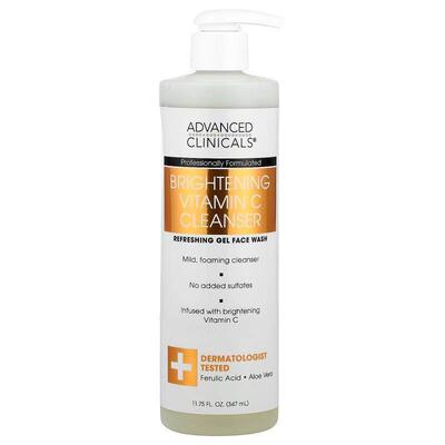 Advanced Clinicals,提亮维生素 C 洁面乳，11.75 液量盎司（347