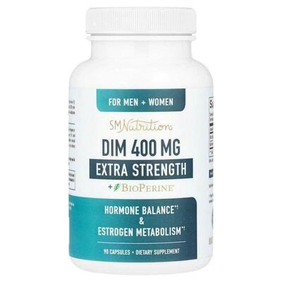 SMNutrition,DIM，特强型，400 毫克，90 粒胶囊