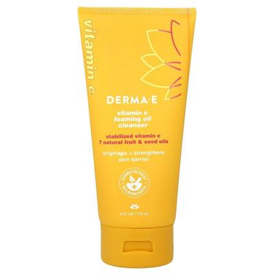 DERMA E,Vitamin C Foaming Oil Cleanser, 6 fl oz (175 ml)