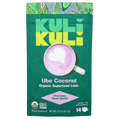 Kuli Kuli,有机 SuperFood 拿铁，紫薯椰子，3.10 盎司（87.7 克