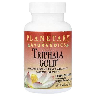 Planetary Herbals,Ayurvedics, Triphala Gold®, 60 Tablets