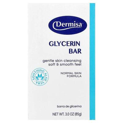 Dermisa,Glycerin Bar Soap, For Normal Skin, 3 oz (85 g)