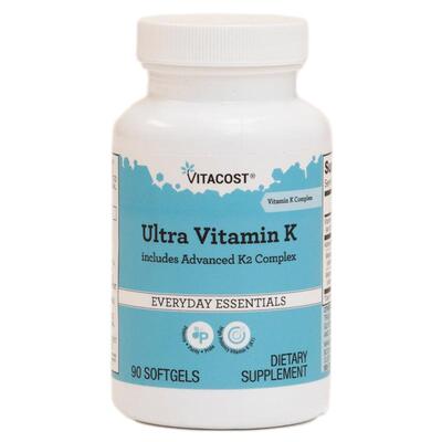 Vitacost,Ultra Vitamin K includes Advanced K2 Complex, 90 So