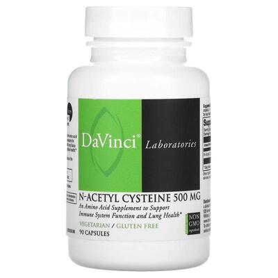 DaVinci Laboratories of Vermont,N-乙醯半胱氨酸，500 毫克，90