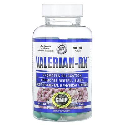 Hi Tech Pharmaceuticals,Valerian-RX, 400 mg, 90 Tablets