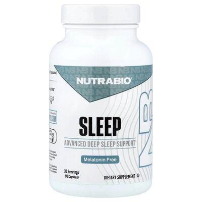 Nutrabio Labs,Sleep, Melatonin Free, 90 Capsules