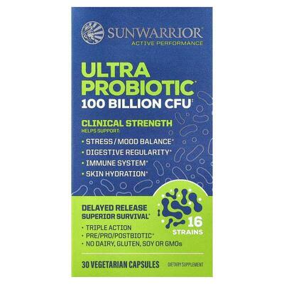 太阳勇士,Ultra Probiotic, 30 Vegetarian Capsules