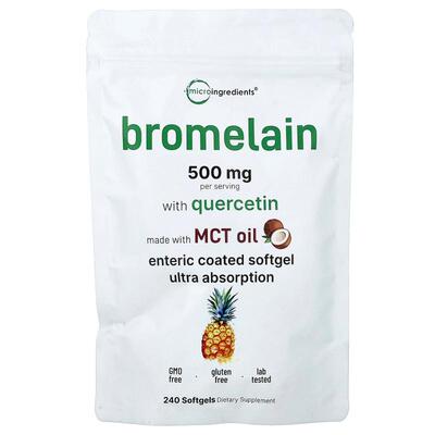 Micro Ingredients,Bromelain With Quercetin,  240 Softgels