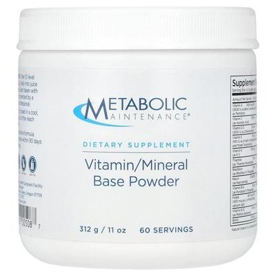Metabolic Maintenance,Vitamin, Mineral Base Powder, 11 oz (3