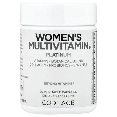 Codeage,Women's Multivitamin, Platinum