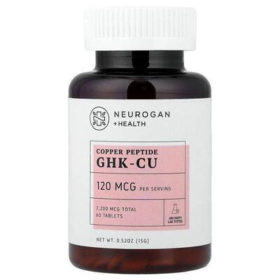 Neurogan Health,Copper Peptide GHK-CU , 120 mcg, 60 Tablets,