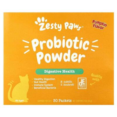 Zesty Paws,益生菌粉，狗狗专用，所有年龄段，南瓜味，30 包，1