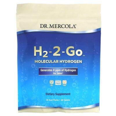 Mercola博士,H2-2-Go，30 个双份包，60 片