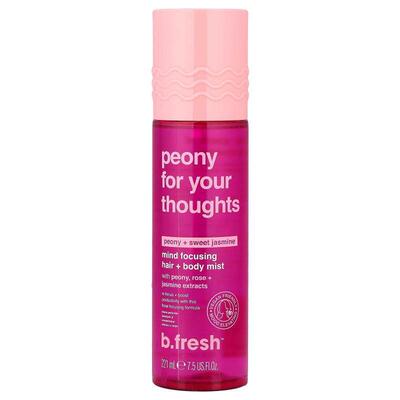 b.fresh,Peony For Your Thoughts, Mind Focusing Hair + Body M