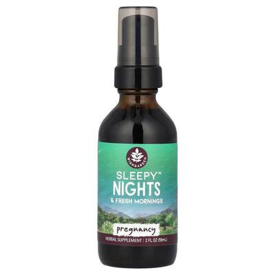 WishGarden Herbs,Sleepy™ 睡眠和清新早晨，孕期，2 液量盎司（5