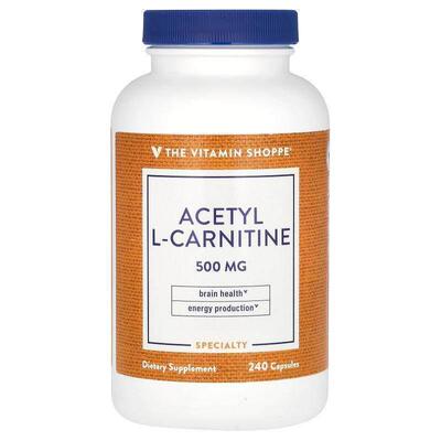 The Vitamin Shoppe,Acetyl-L-Carnitine, 500 mg, 120 Capsules