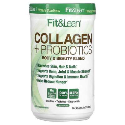 Fit&nbsp; Lean,胶原蛋白 + 益生菌