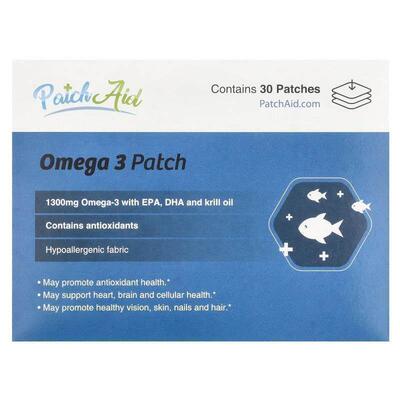 PatchAid,Omega 3 贴片，30 片贴片