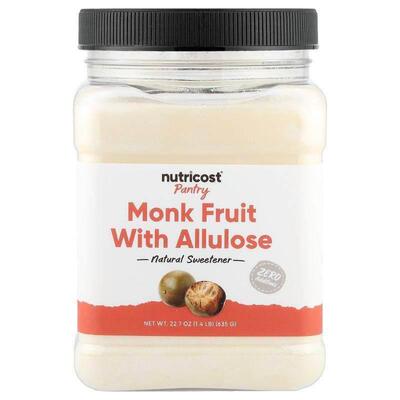 Nutricost,Pantry, Monk Fruit With Allulose, 22.7 oz (635 g)