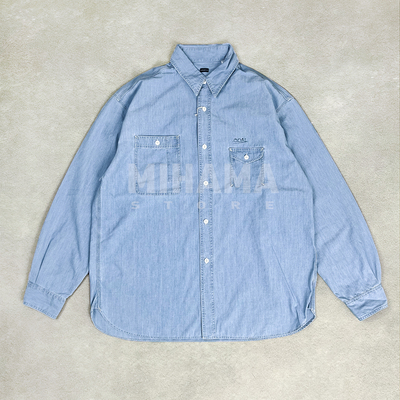 NANAMICA纯色休闲长袖衬衫