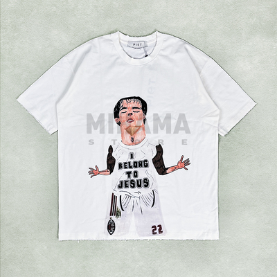 PIET经典球星涂鸦印花短袖T恤